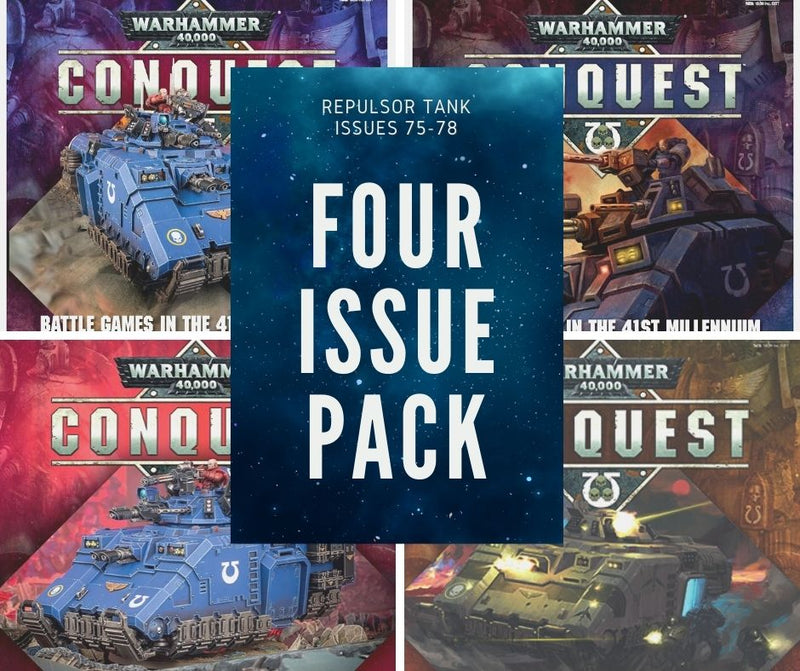 Warhammer Conquest #75 - #78 Repulsor Tank Pack